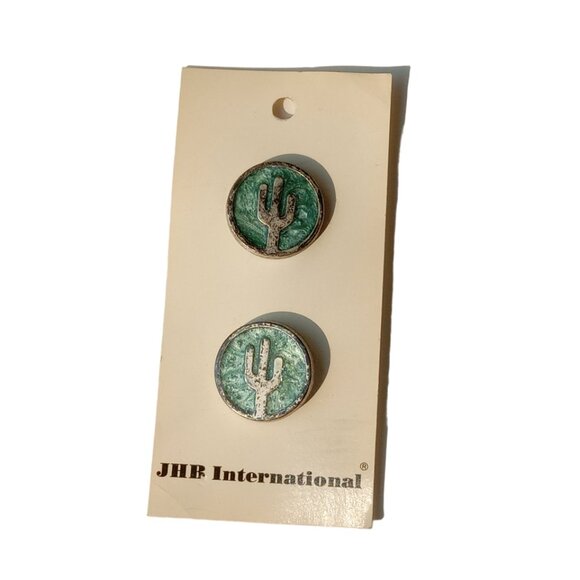 Other | 1 For 10 Cactus Metal Buttons Jhb International 34 Made In ...